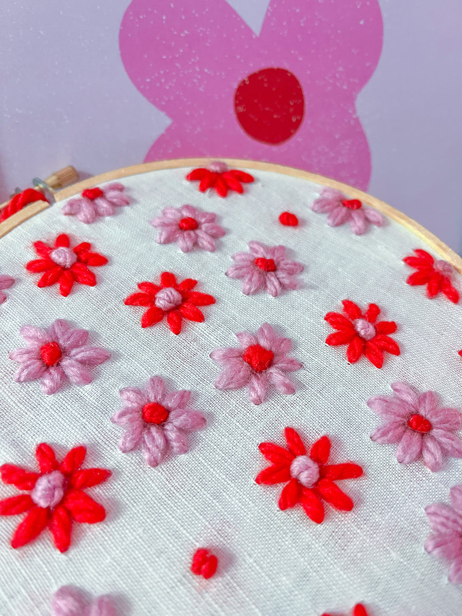 DIY Easy Daisy Embroidery Kit – beadbadwolf